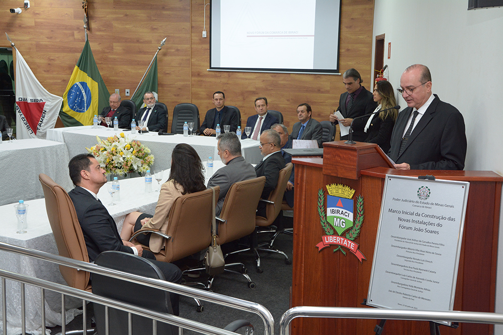 TJMG lança marco inicial das novas instalações do Fórum da Comarca de ...