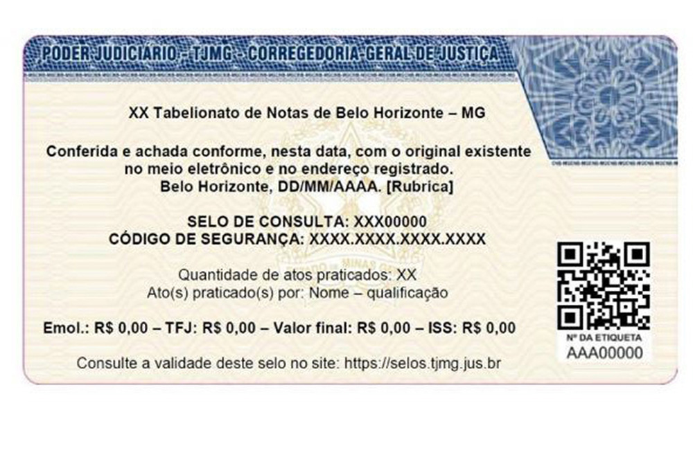 Selo de Fiscalização Eletrônico | Portal TJMG